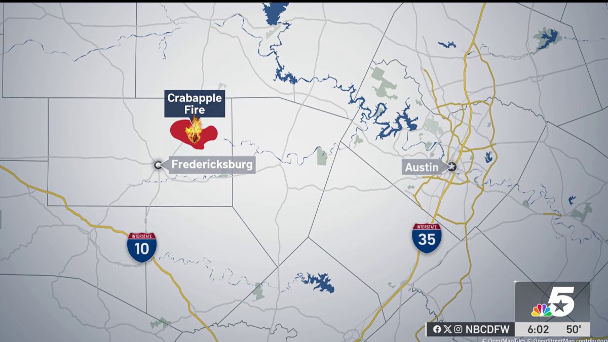 Firefighters continue to battle Crabapple Fire in the Texas Hill ...