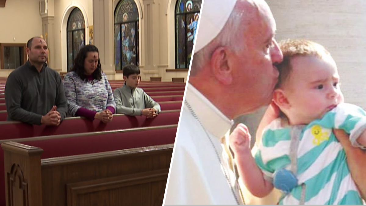 Family whose son was blessed by the Pope reflect on Ash Wednesday – NBC ...