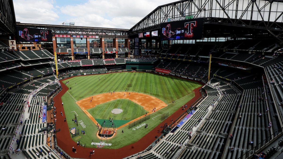 Roof at Globe Life Field now closed on Opening Day – NBC 5 Dallas-Fort ...