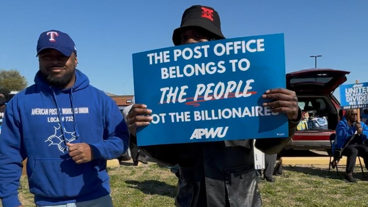 North Texas postal workers rally in response to USPS changes – NBC 5 ...