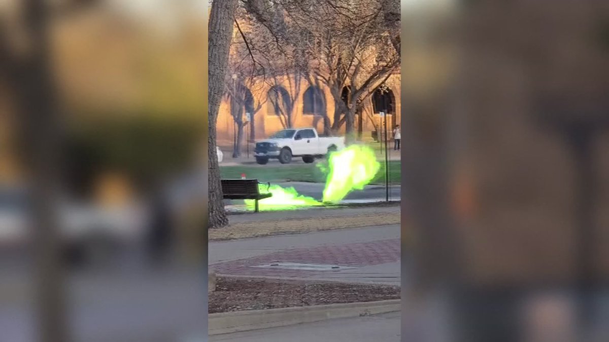 Flames shoot from manhole covers on Texas Tech campus – NBC 5 Dallas ...