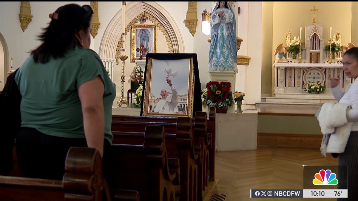 North Texans pray, reflect on legacy of Pope Francis at Dallas shrine ...