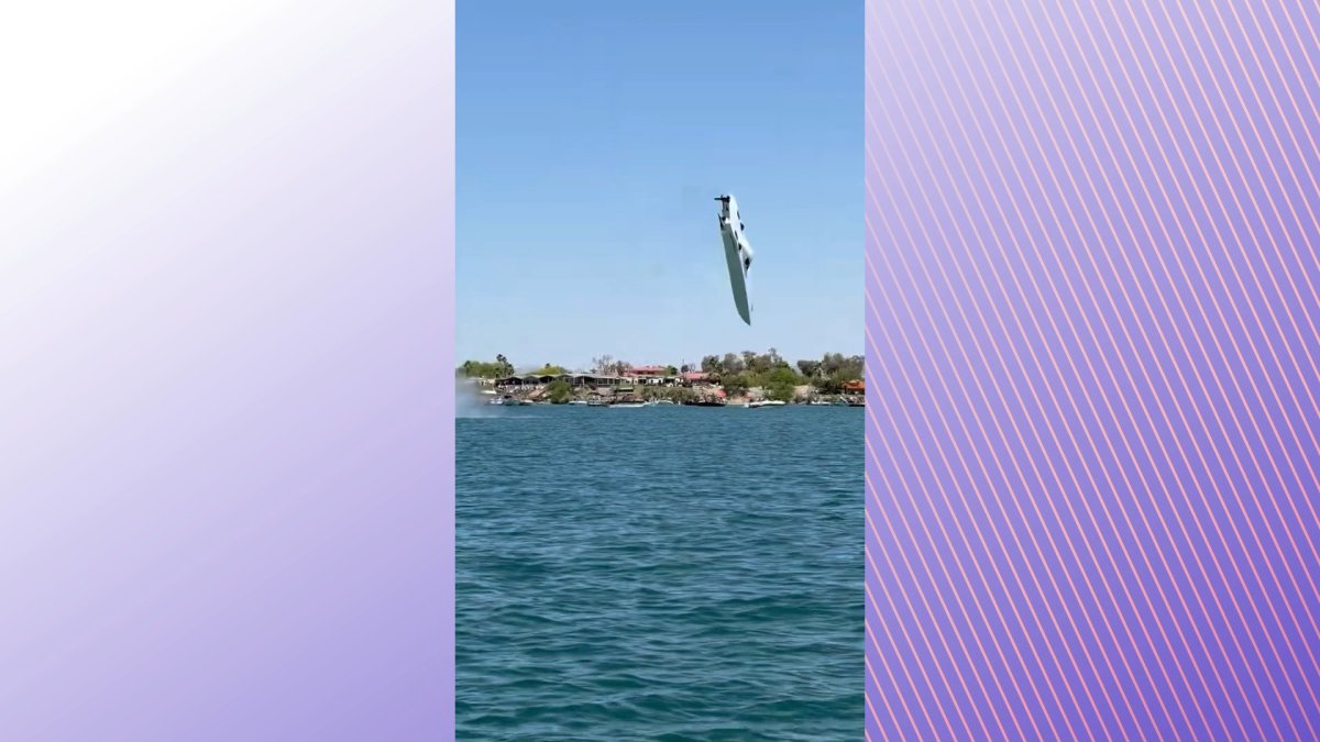 Video shows a speedboat going airborne in an Arizona boat race – NBC 5 ...