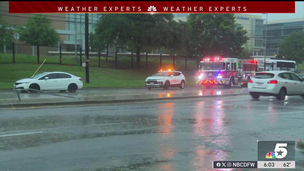 Heavy rain covered much of Dallas County on Wednesday – NBC 5 Dallas ...