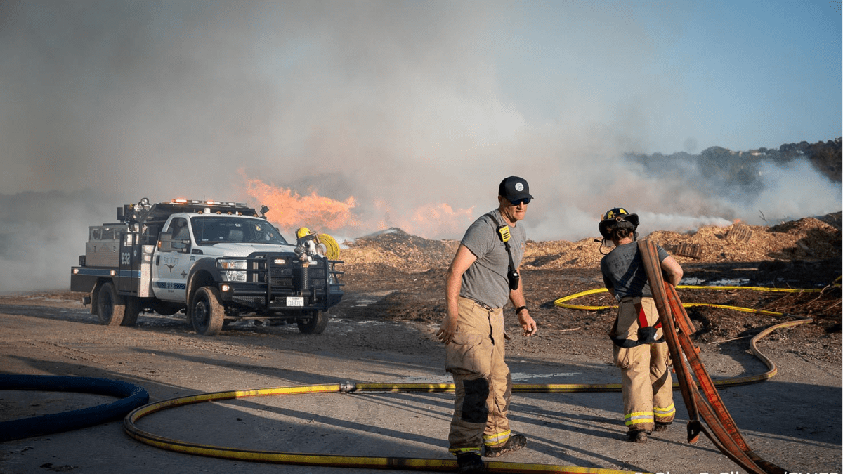 Recycling plant fire could last several days, officials say – NBC 5 ...