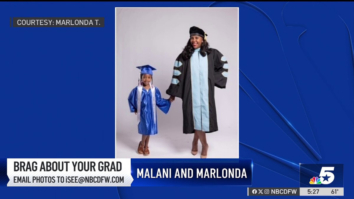 Graduation photos: Malani and Marlonda – NBC 5 Dallas-Fort Worth