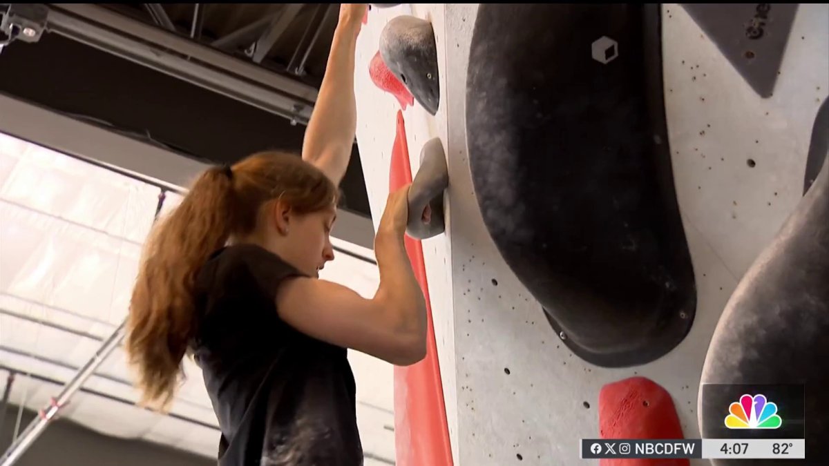 North Texas climbing star sets her sights on the 2028 Summer Olympics ...