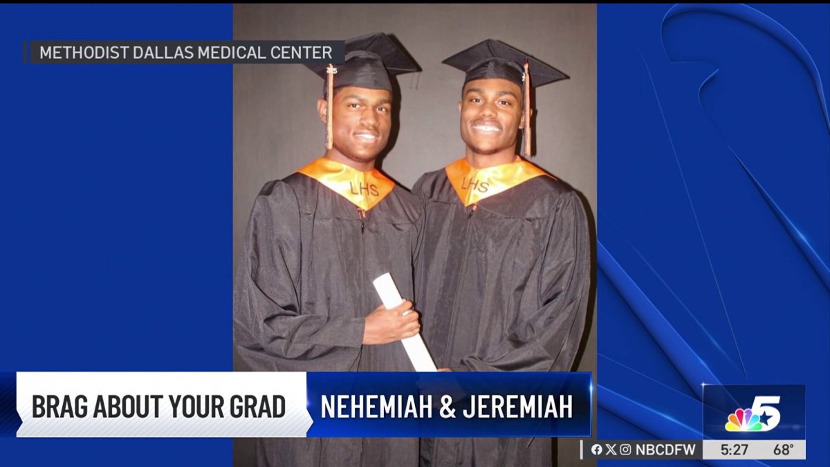 Graduation photos: Nehemiah and Jeremiah – NBC 5 Dallas-Fort Worth