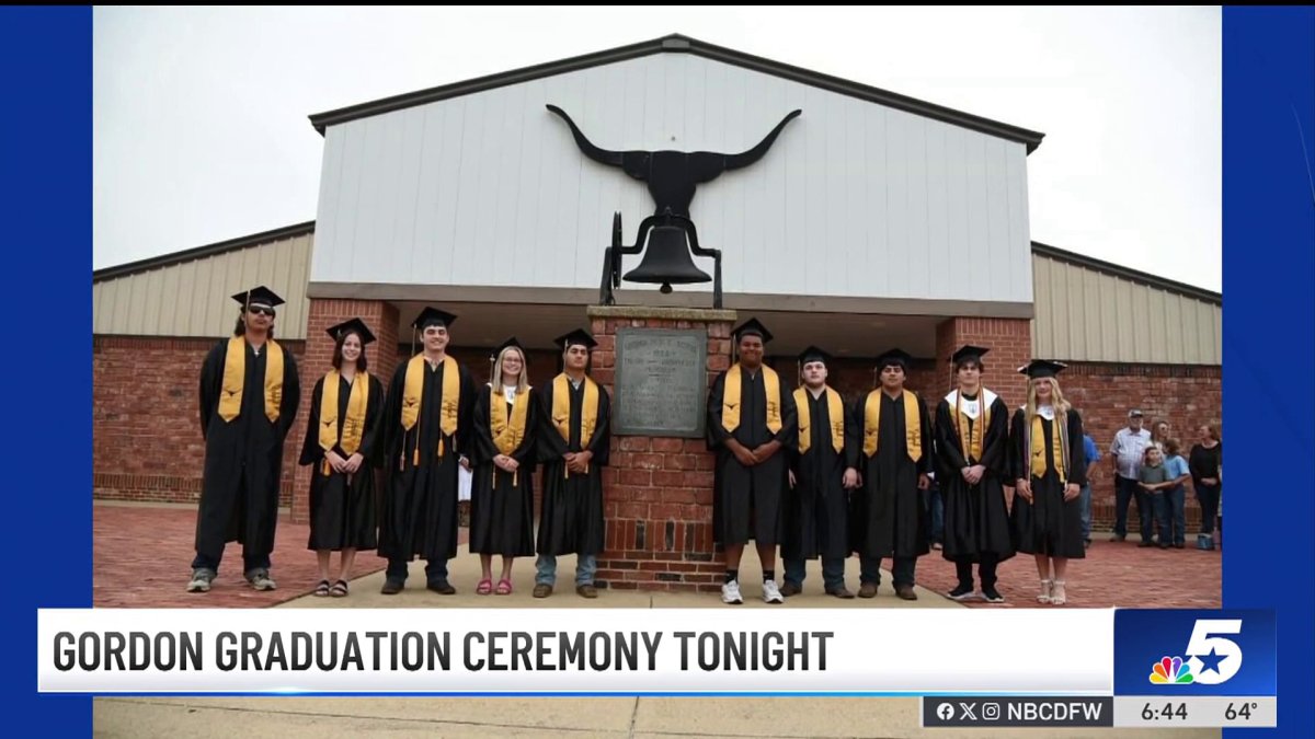 Gordon ISD to hold high school graduation ceremony Friday night – NBC 5 ...