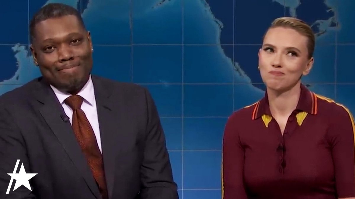 Scarlett Johansson & Colin Jost got revenge on Michael Che for NSFW ...