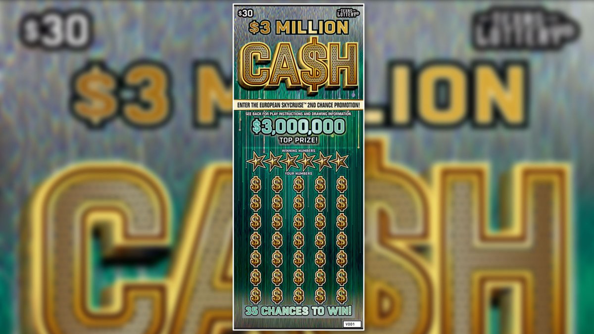Texas winner claims $3 million scratch-off lottery ticket – NBC 5 ...