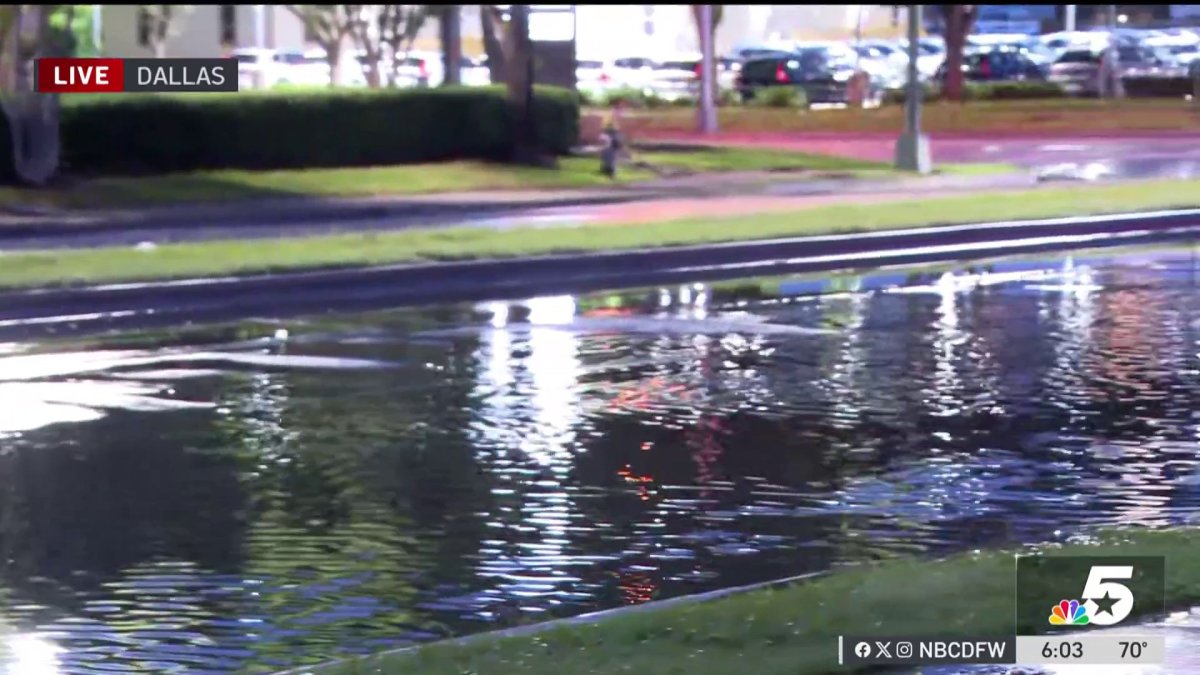High water and flooding in Dallas after overnight severe storms – NBC 5 ...