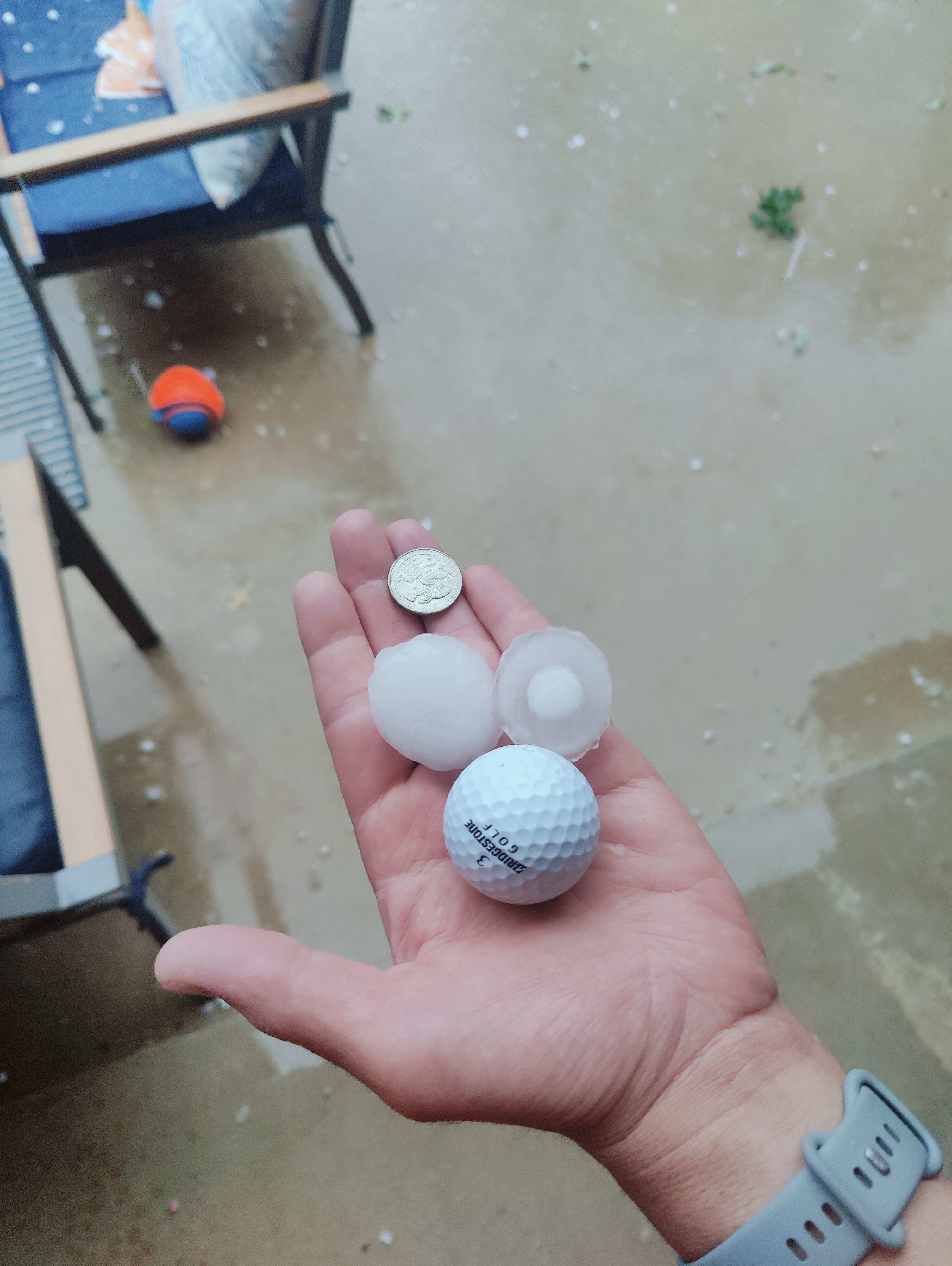 Photos: Hail golf ball size and larger in North Texas on June 1 – NBC 5 ...