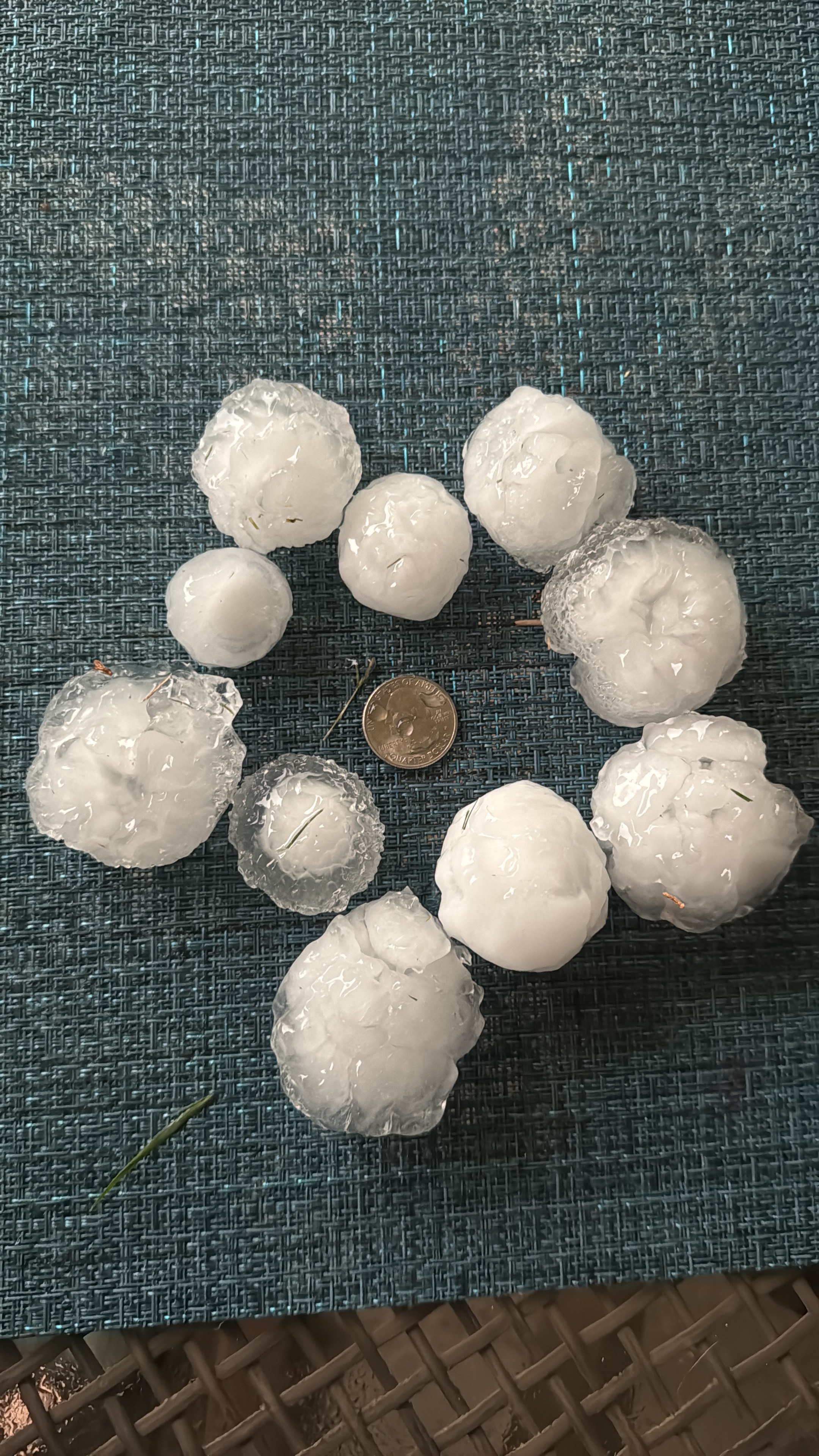 Photos: Hail golf ball size and larger in North Texas on June 1 – NBC 5 ...
