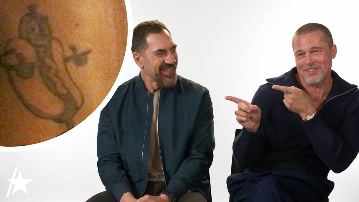 Why Brad Pitt had a fake hot dog ‘tramp stamp’ tattoo for ‘F1’ movie ...