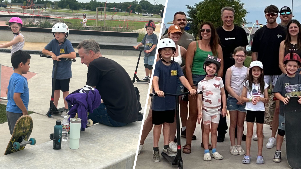 Tony Hawk’s surprise drop-in on a North Texas skatepark – NBC 5 Dallas ...