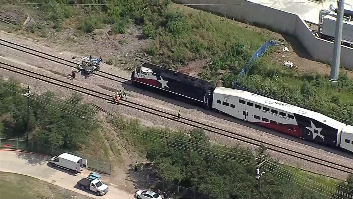 TRE train and vehicle collide near Downtown Dallas – NBC 5 Dallas-Fort ...