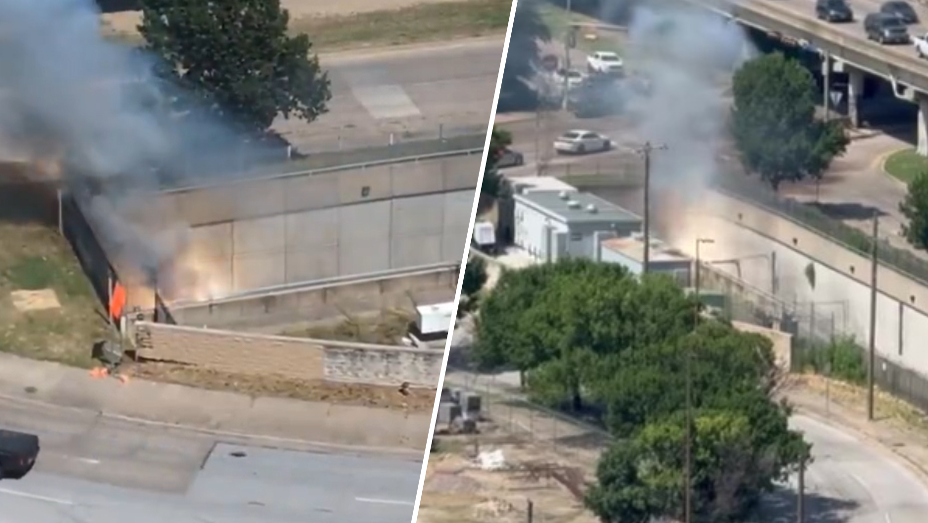 6 hurt after Dallas DART train catches fire near downtown – NBC 5 ...