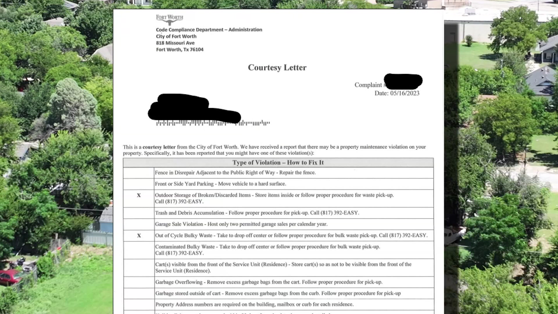 Fort Worth calls for volunteers to help report code problems – NBC 5 ...