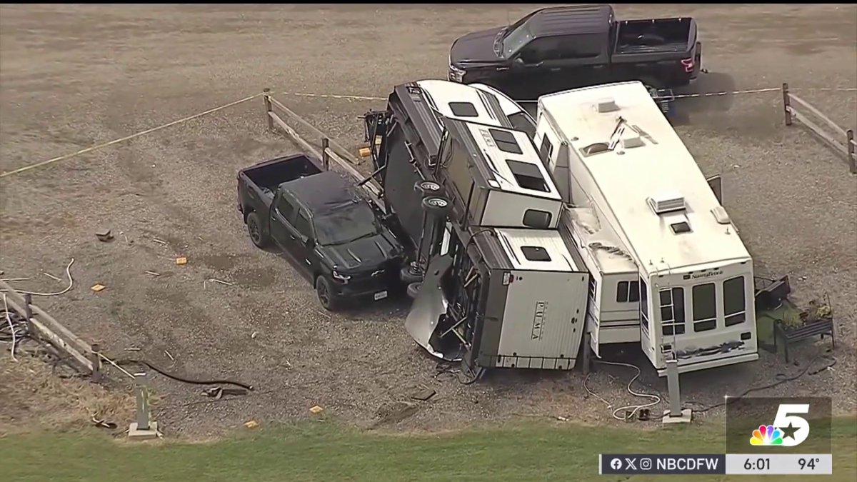 North Texas neighborhood reeling after surprise storms at Gunter RV ...