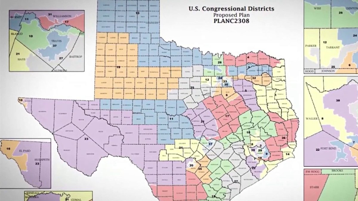 Proposed new Texas congressional map advances to House floor – NBC 5 ...