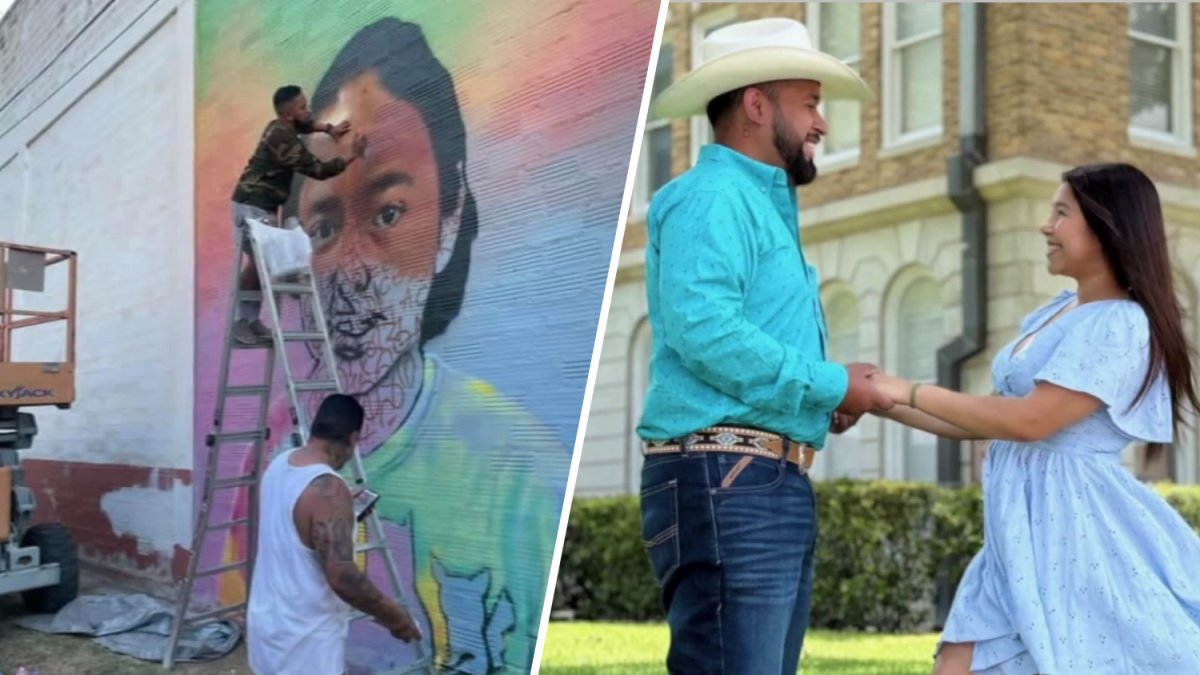 Artist discovers love in Uvalde mural project – NBC 5 Dallas-Fort Worth