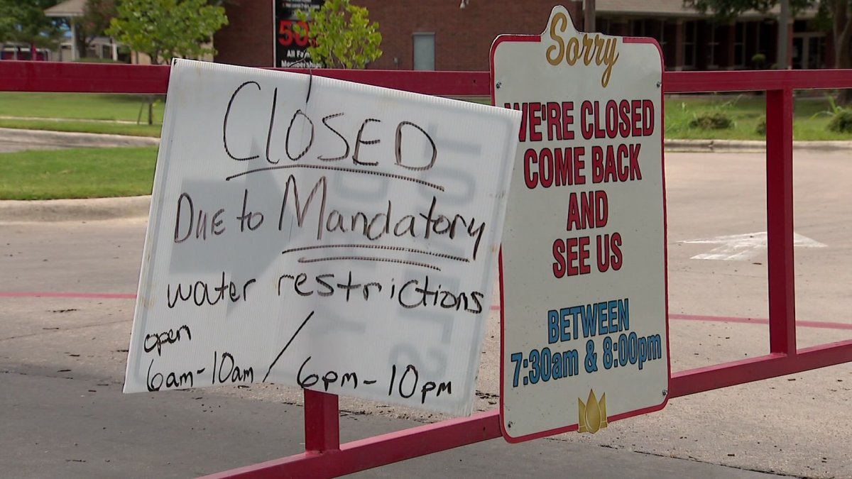 Granbury issues disaster declaration after water main break – NBC 5 ...