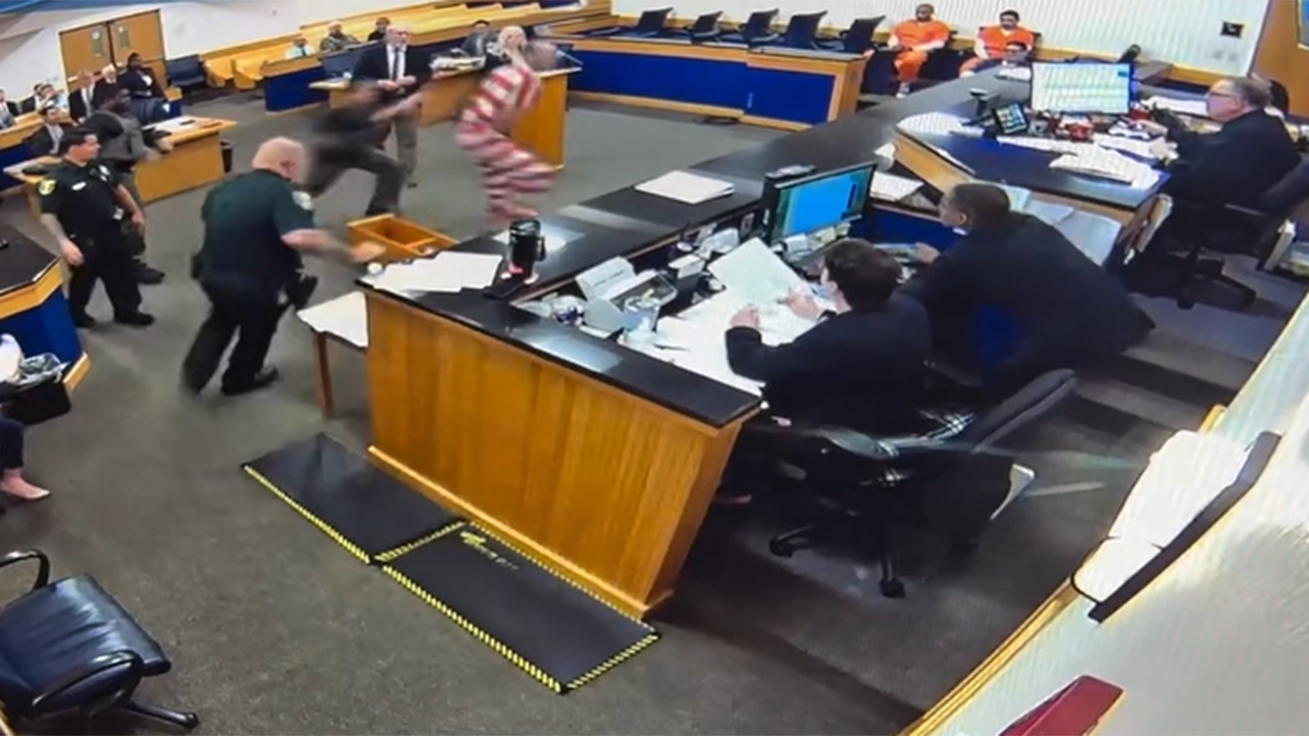 Video shows inmate spitting at and trying to attack judge – NBC 5 ...