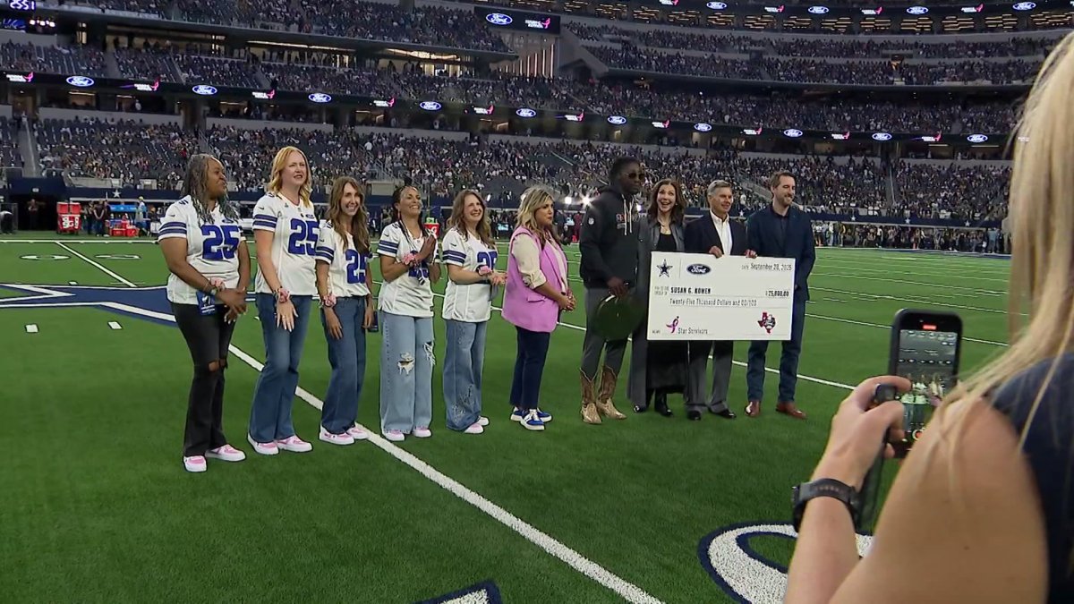 Breast cancer survivors shine at Cowboys game – NBC 5 Dallas-Fort Worth