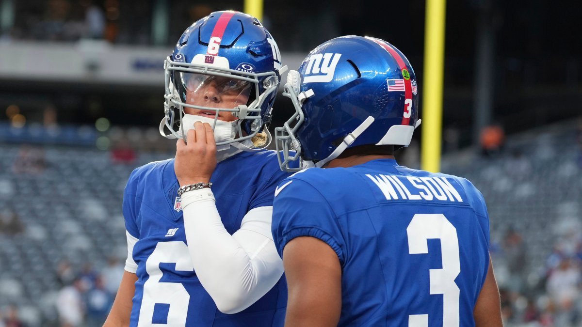 New York Giants benching Russell Wilson for Jaxson Dart: Report – NBC 5 ...