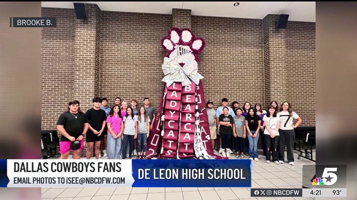 De Leon High’s massive mum featured – NBC 5 Dallas-Fort Worth