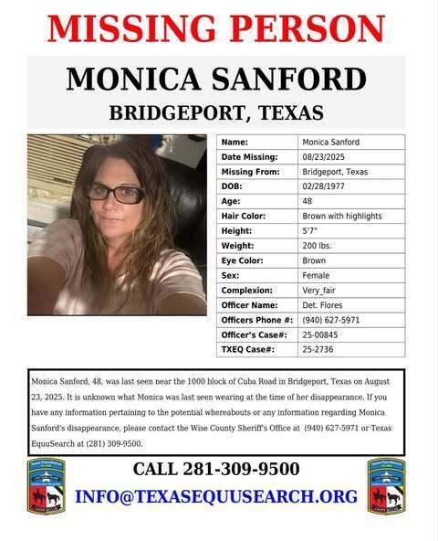 Urgent search for missing woman in Wise County, Texas – NBC 5 Dallas ...