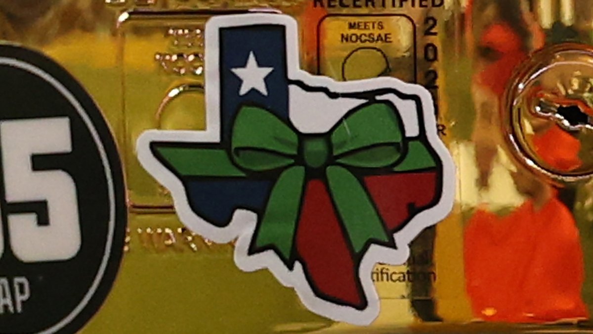 Texas college teams add helmet stickers for flood victims – NBC 5 ...