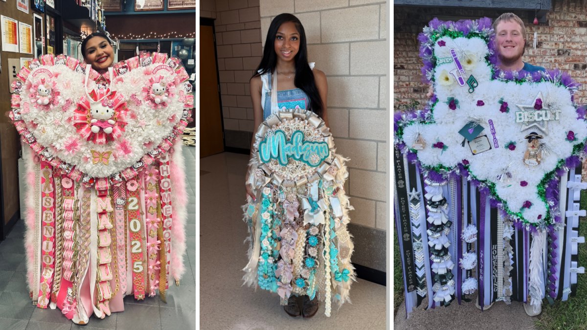 North Texan students show off their massive homecoming mums – NBC 5 ...