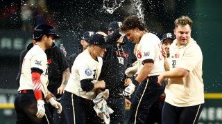 Rangers beat Astros 4-3 in 12 innings for playoff push – NBC 5 Dallas ...