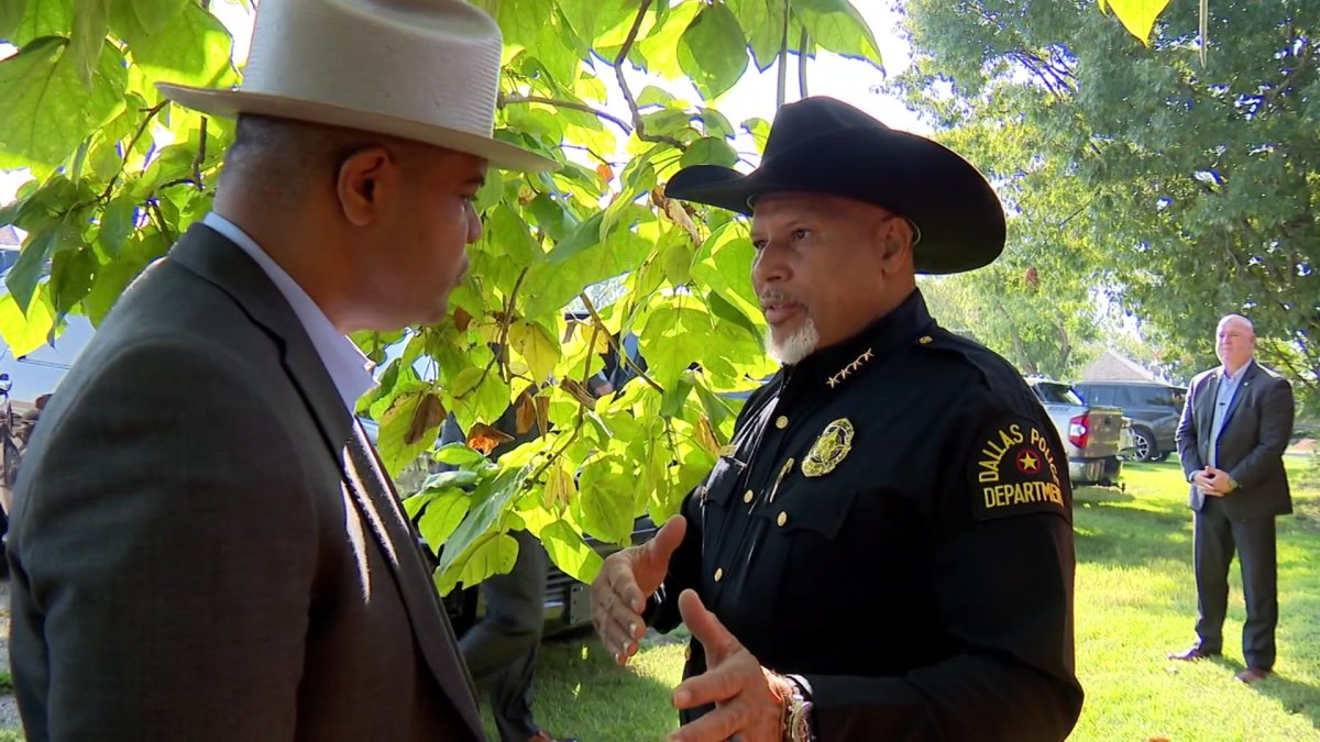 Dallas police chief, mayor assist in fugitive task force arrest – NBC 5 ...