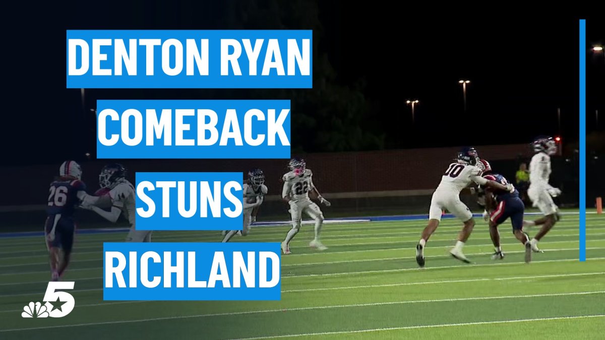 Big Game Friday: Denton Ryan storms back to beat Richland – NBC 5 ...