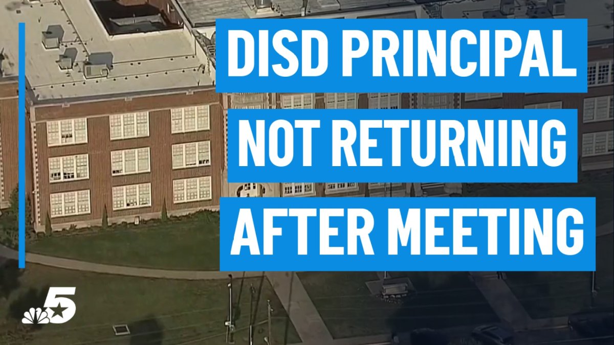 Dallas ISD principal will not return after holding meeting with only ...