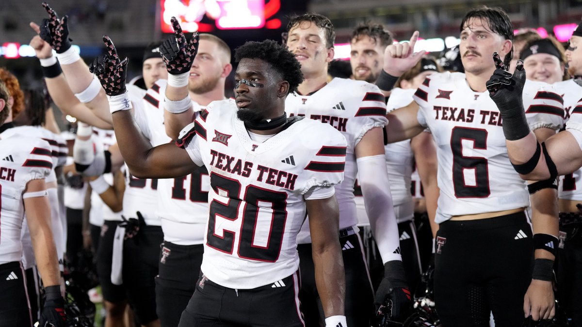 Texas out of AP Top 25, Texas Tech climbs to No. 9 – NBC 5 Dallas-Fort ...