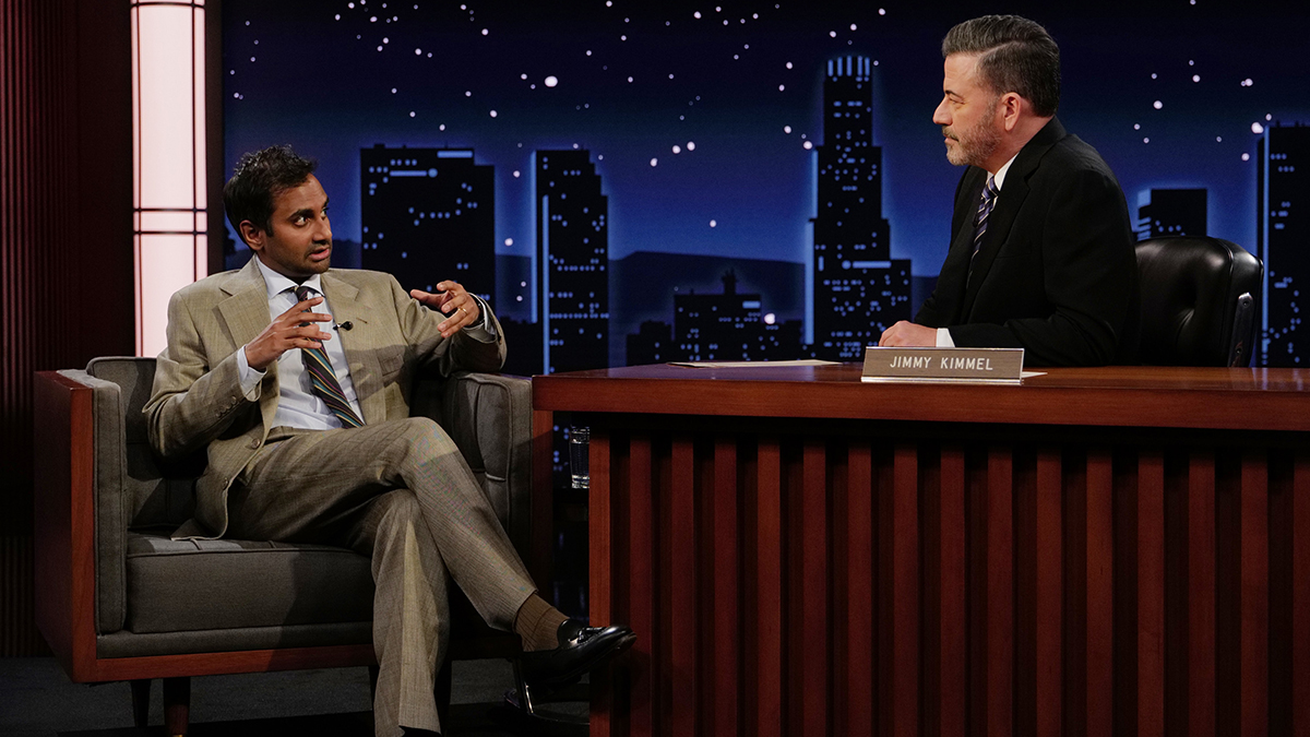 Kimmel grills Aziz Ansari over Saudi comedy fest appearance – NBC 5 ...