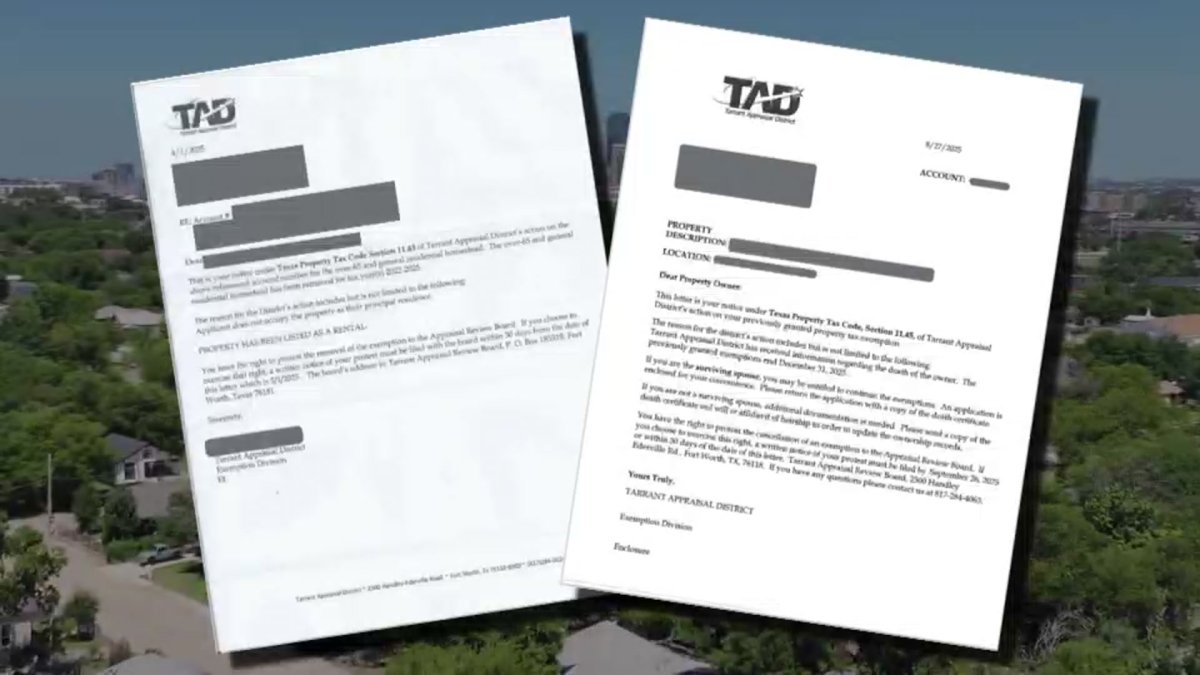 Steps to take if you get a letter revoking homestead exemption – NBC 5 ...