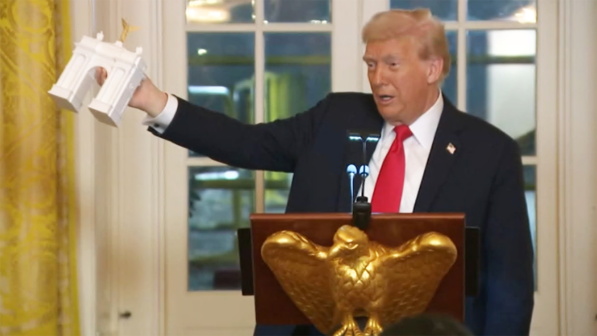 Arc de Trump? President proposes arch near Memorial Bridge – NBC 5 ...