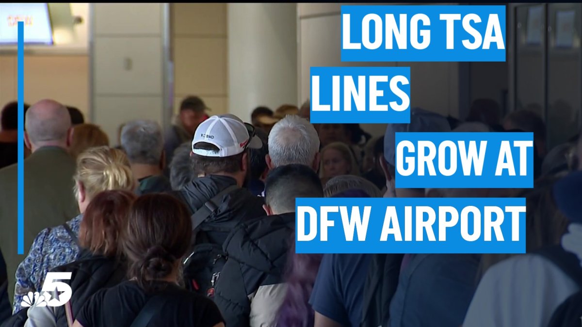 Shutdown impacts grow as TSA lines stretch at DFW Airport – NBC 5 ...