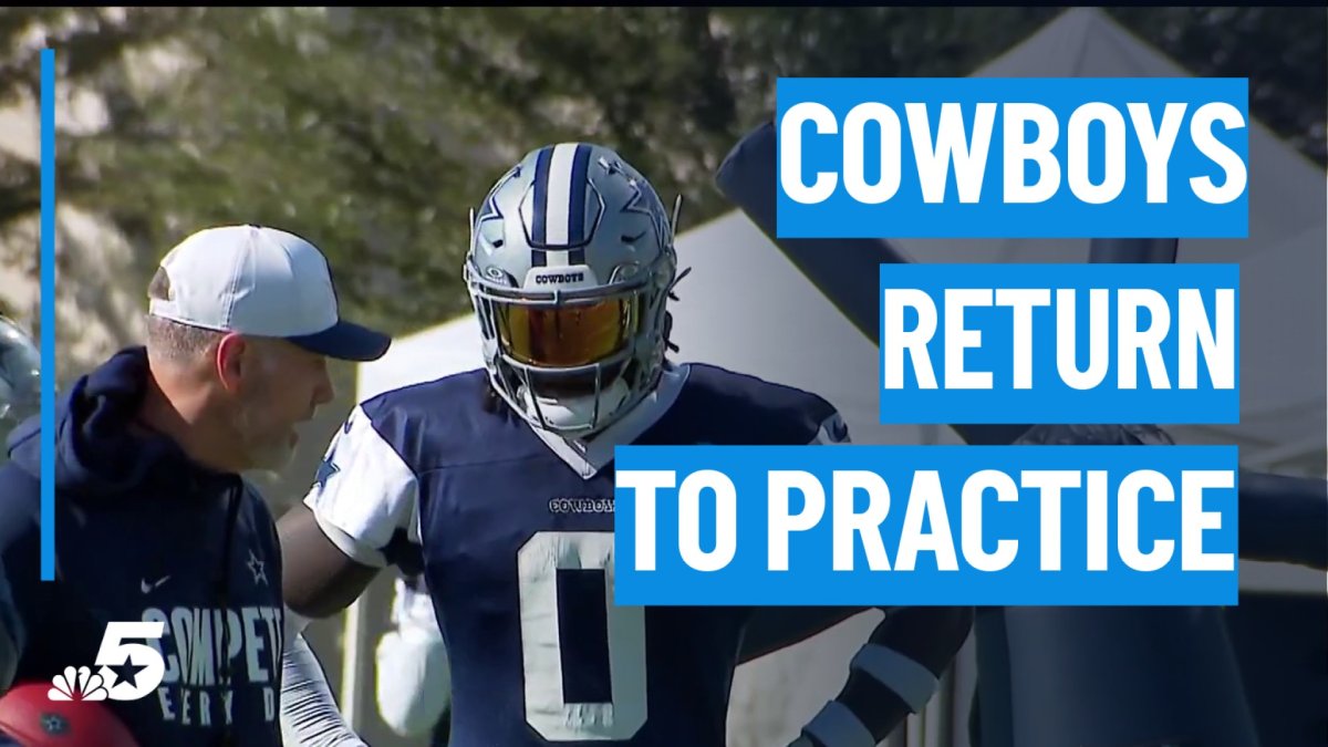 Dallas Cowboys return to practice a week after tragic death of teammate ...