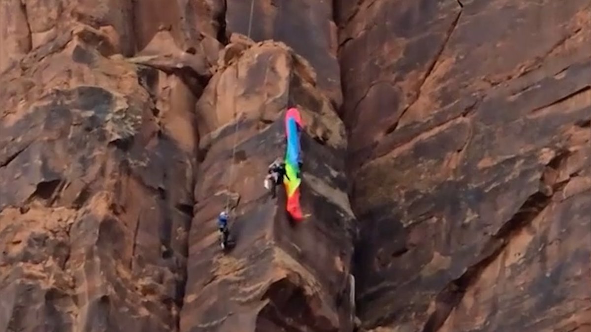 BASE jumper rescued after dangling off of cliff for hours – NBC 5 ...