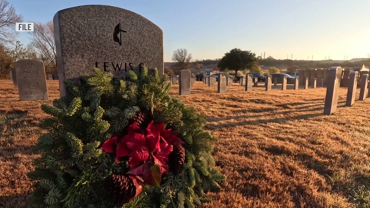 Final push underway for wreaths at DFW National Cemetery – NBC 5 Dallas-Fort Worth