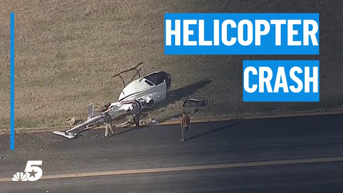 Video: Helicopter crash injures two in Fort Worth – NBC 5 Dallas-Fort Worth