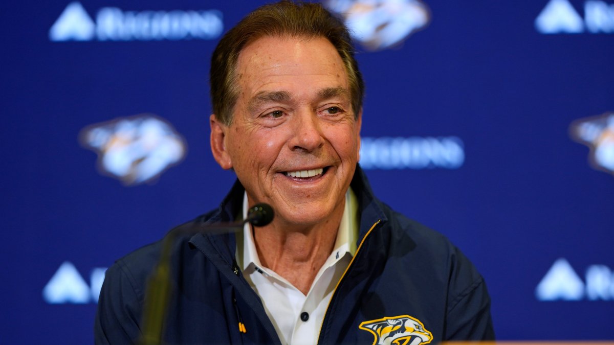 From ‘Bama to NHL: Nick Saban’s new role with Nashville Predators – NBC ...