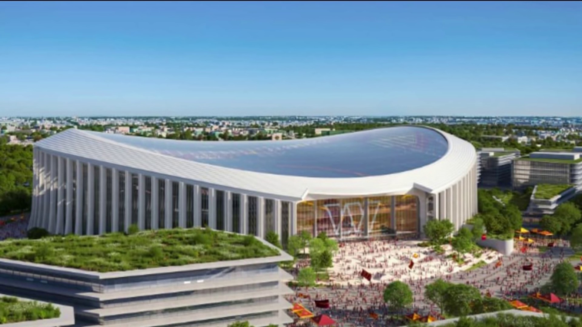 Commanders reveal 1st designs for domed stadium in DC – NBC 5 Dallas ...