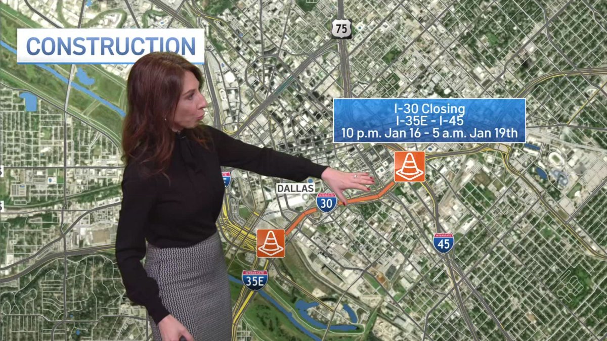 Plan ahead: Dallas road closures this weekend – NBC 5 Dallas-Fort Worth